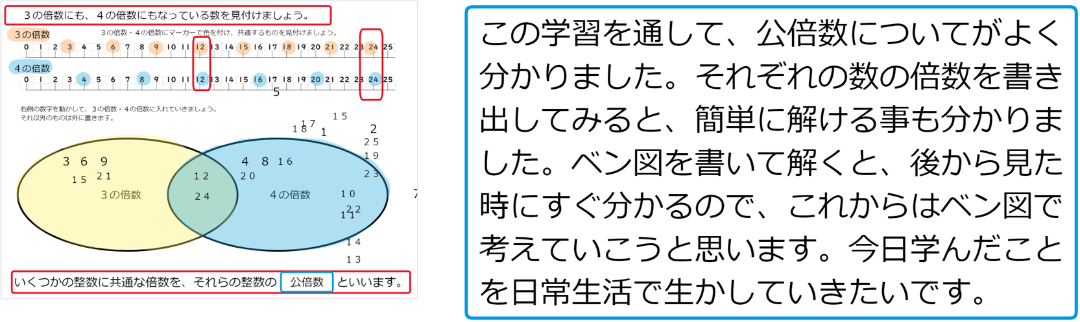 整数の見方・倍数と公倍数 Banshot